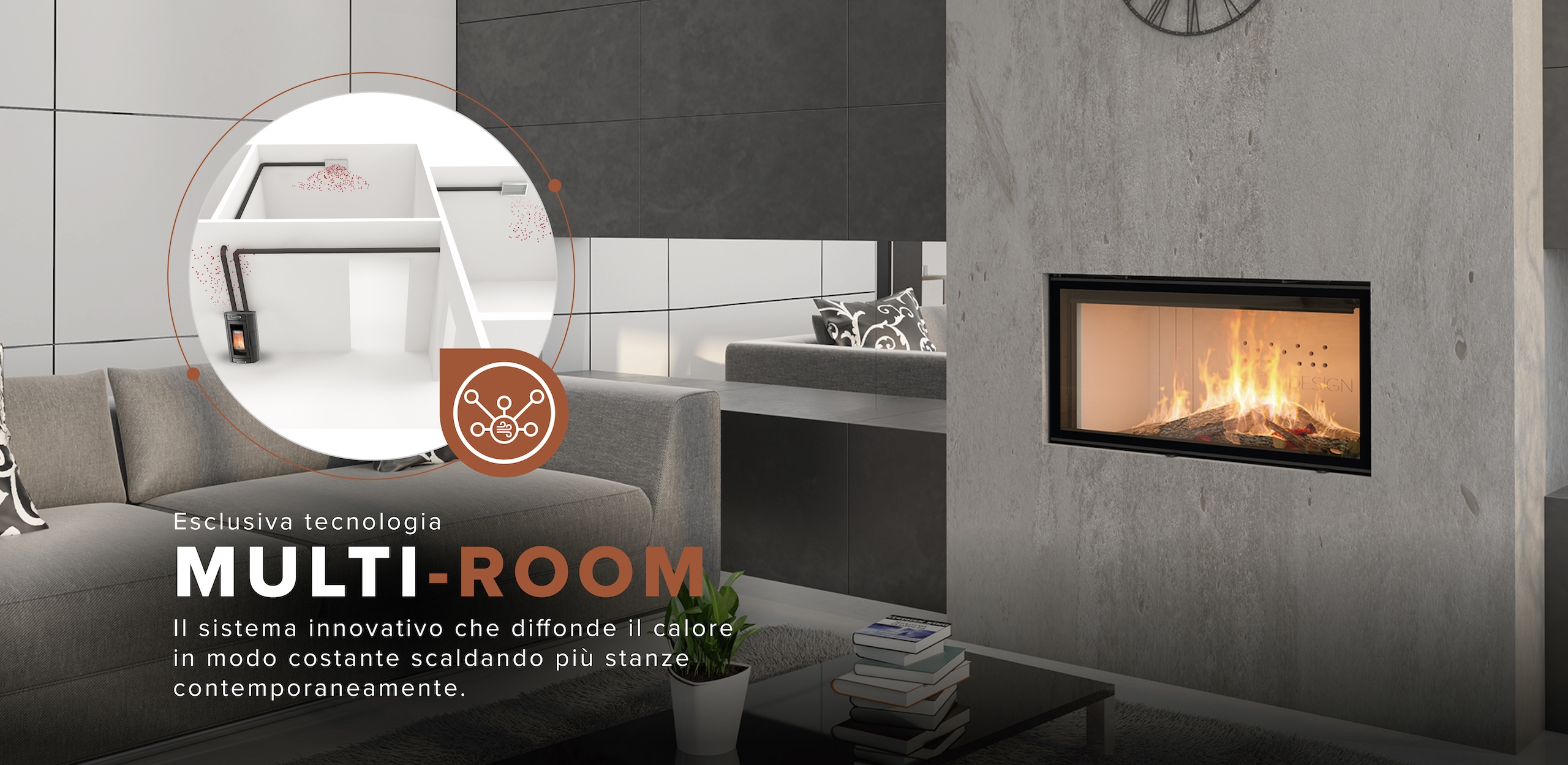 Stufe a pellet e legna | Moretti Design